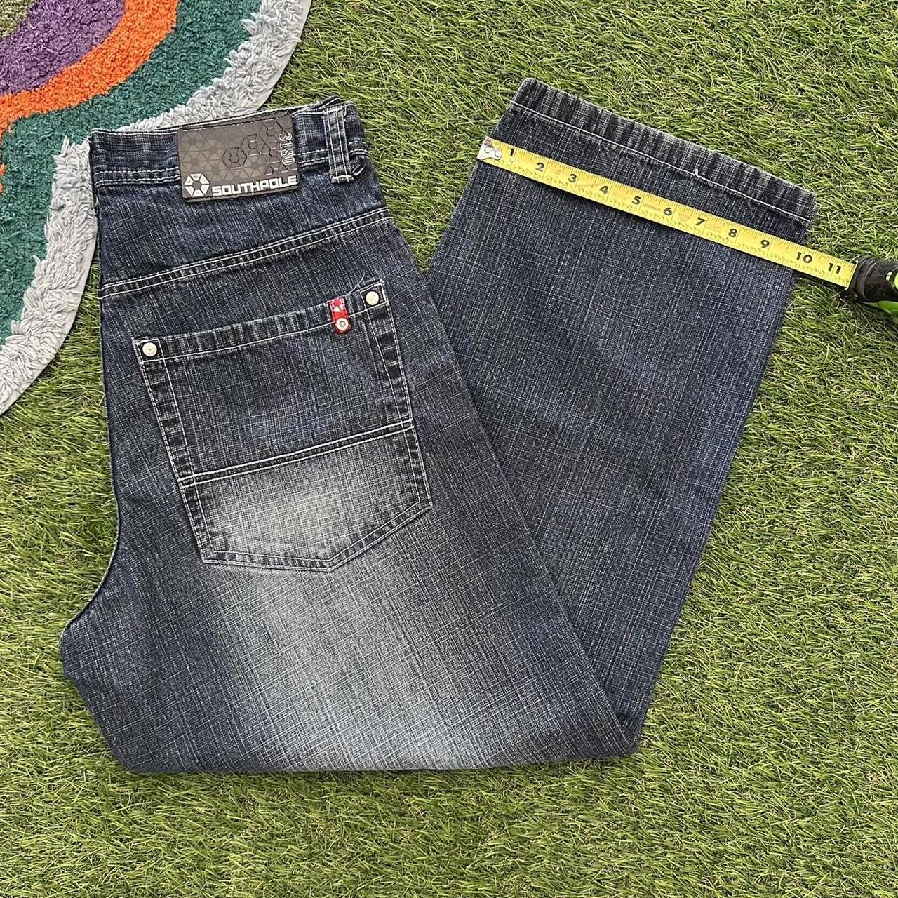 Y2K SouthPole Red Tab Baggy Jeans Size 32 Waist:... | Depop