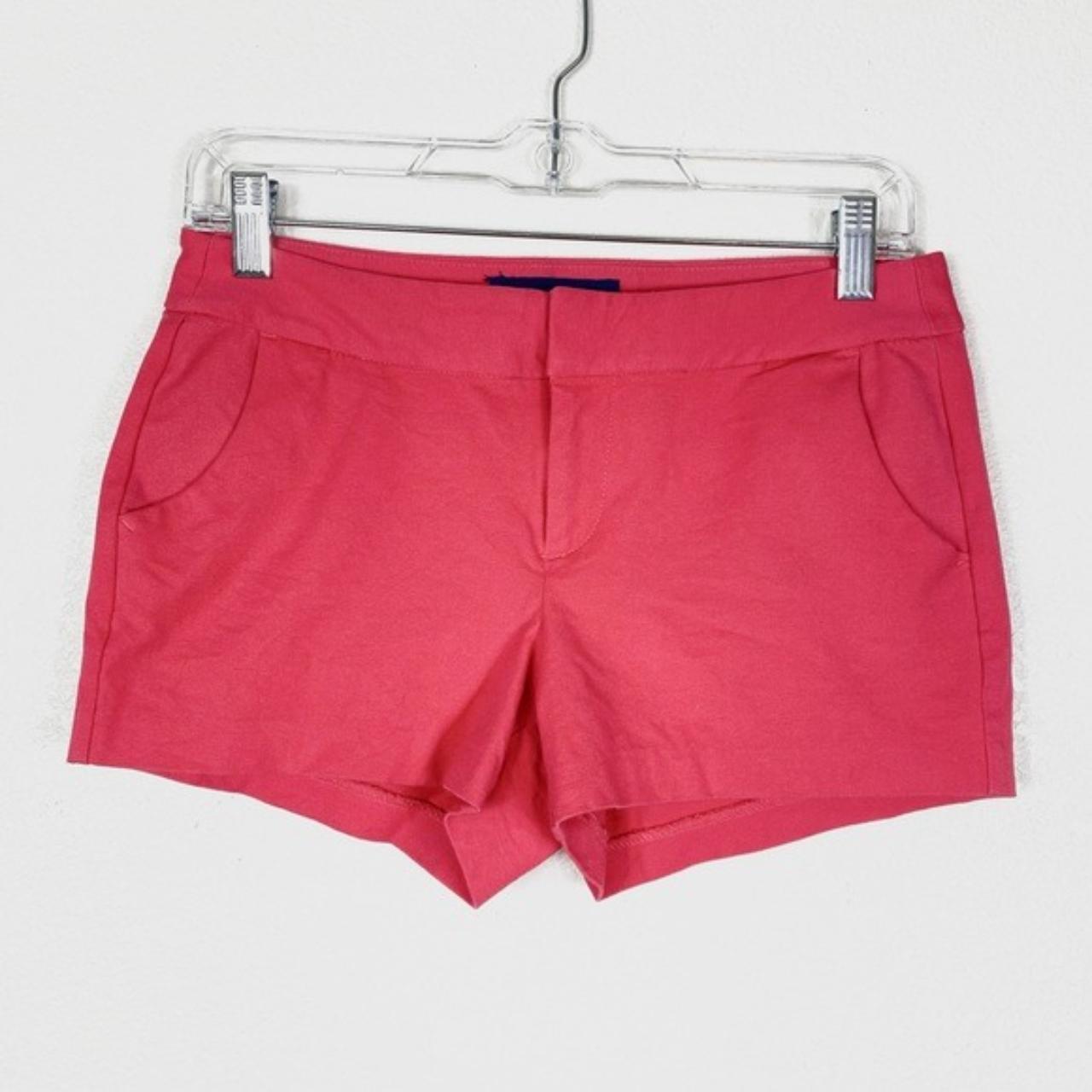 Old Navy Hot Pink Low Rise Chino Shorts Gently Used Depop