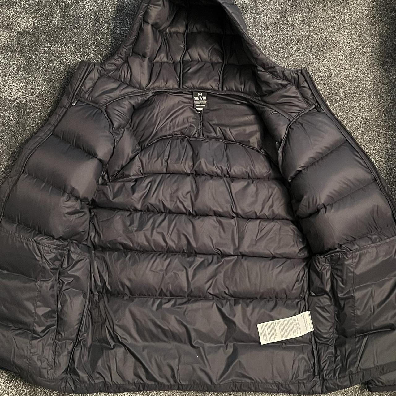 Under armour puffer jacket Tried on, never... - Depop