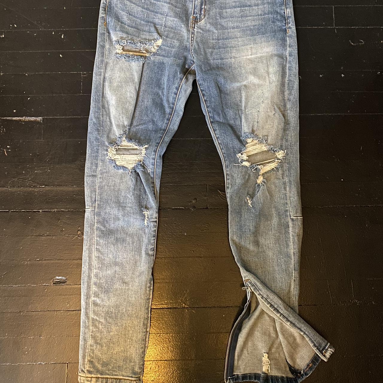 Skinny jeans, worn once - Depop