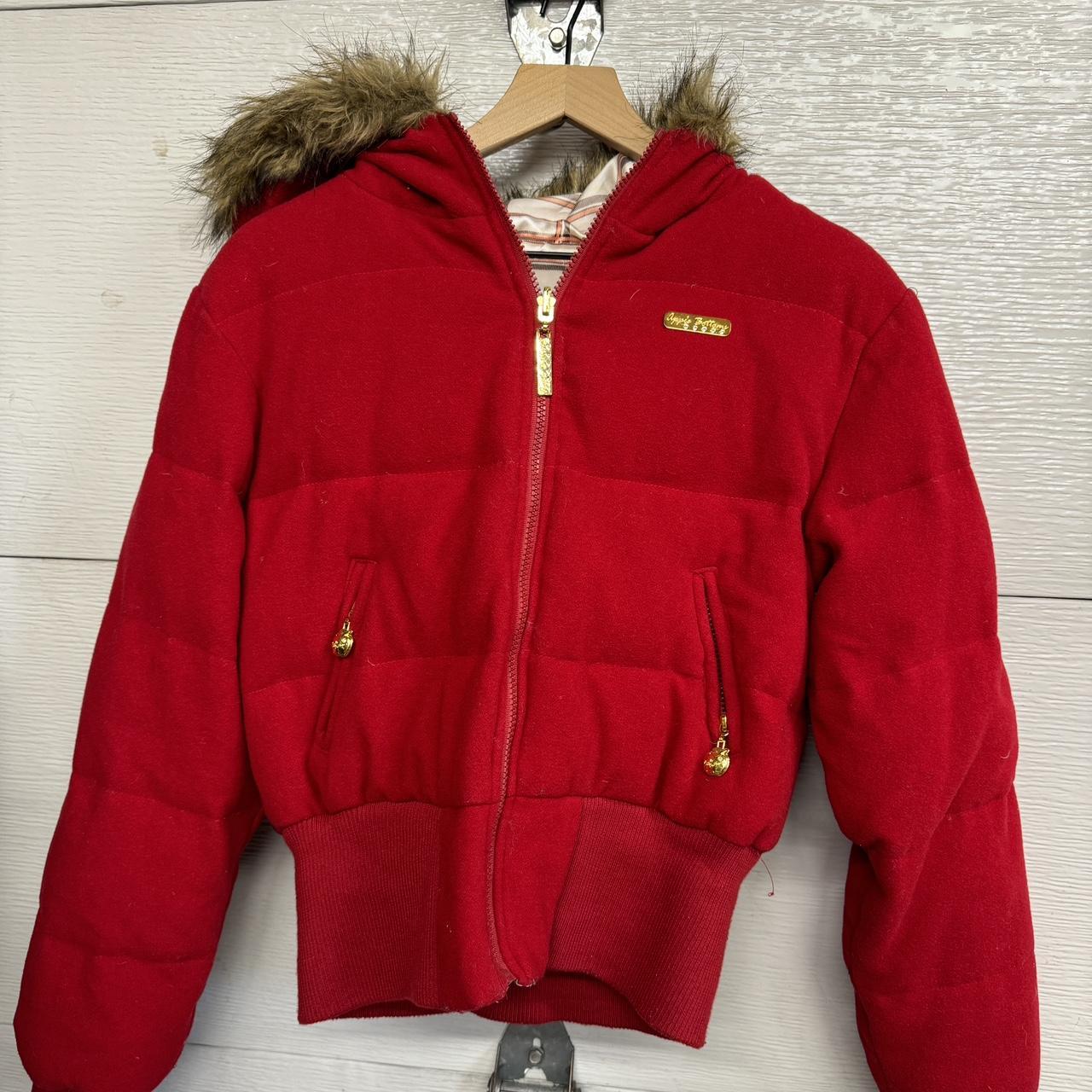 Reversible Apple bottoms jacket w/ fur 🍎 - Depop