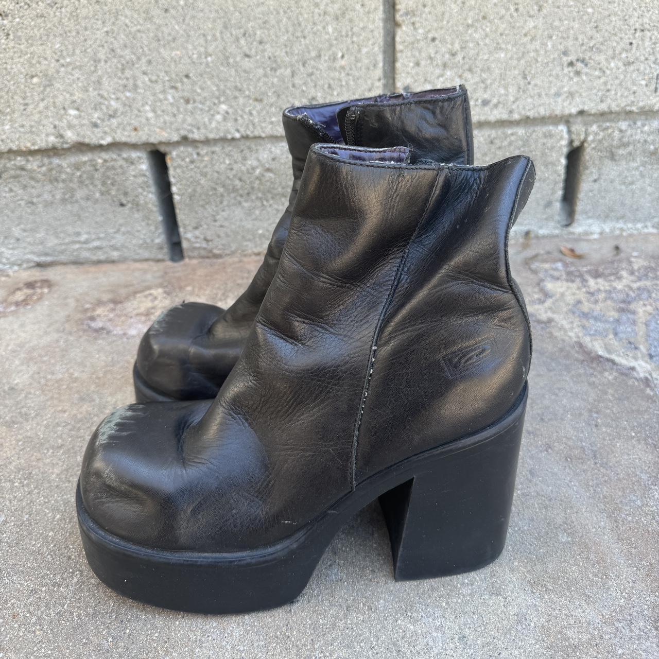 Vintage Y2K chunky platform candies boots - Depop