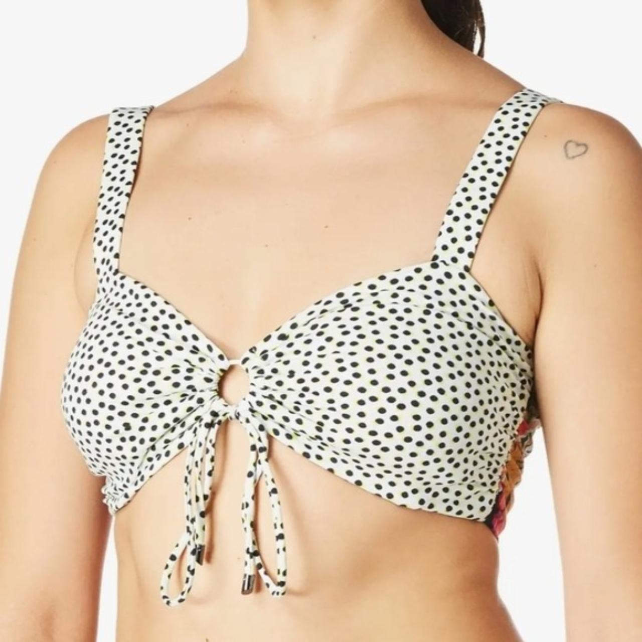 Maaji Loop Front Bralette Lion Tamer Bikini Top Size... - Depop