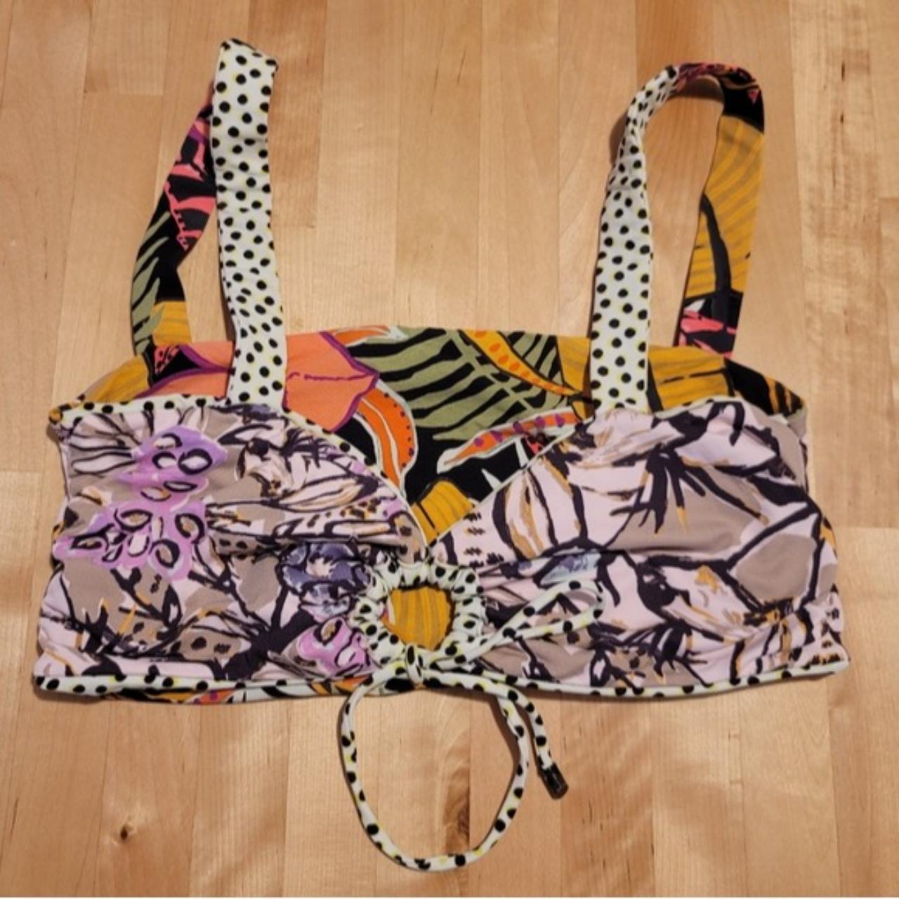 Maaji Loop Front Bralette Lion Tamer Bikini Top Size... - Depop