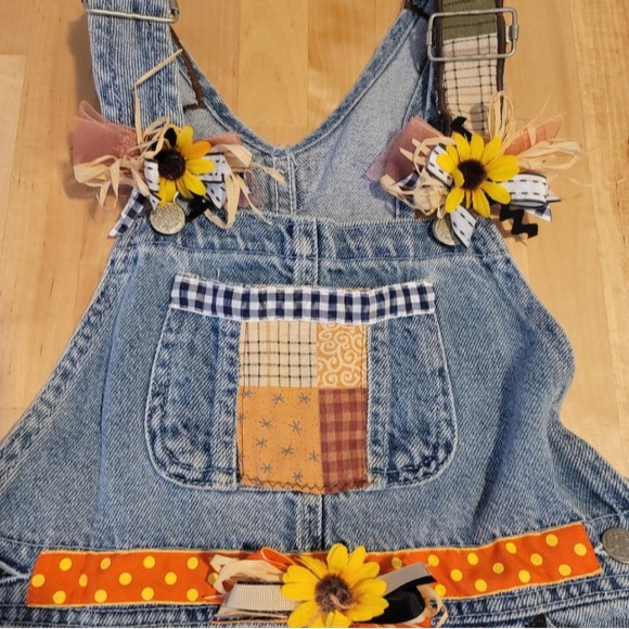 OshKosh B'Gosh Custom Scarecrow Overalls Size 6,... - Depop