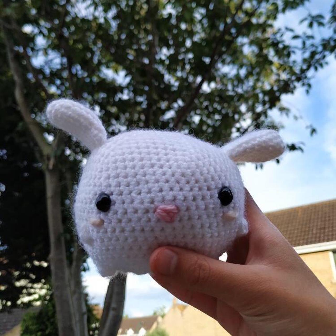 Round bunny 🐰 📏 approximate measurements: Diameter... - Depop