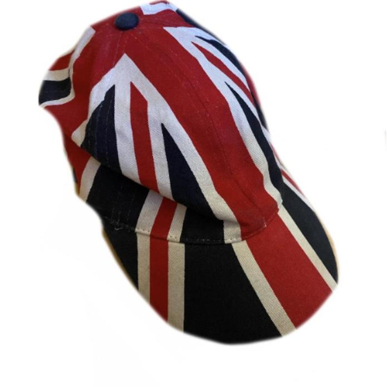 union jack cap, fits all sizes and is in ok... - Depop