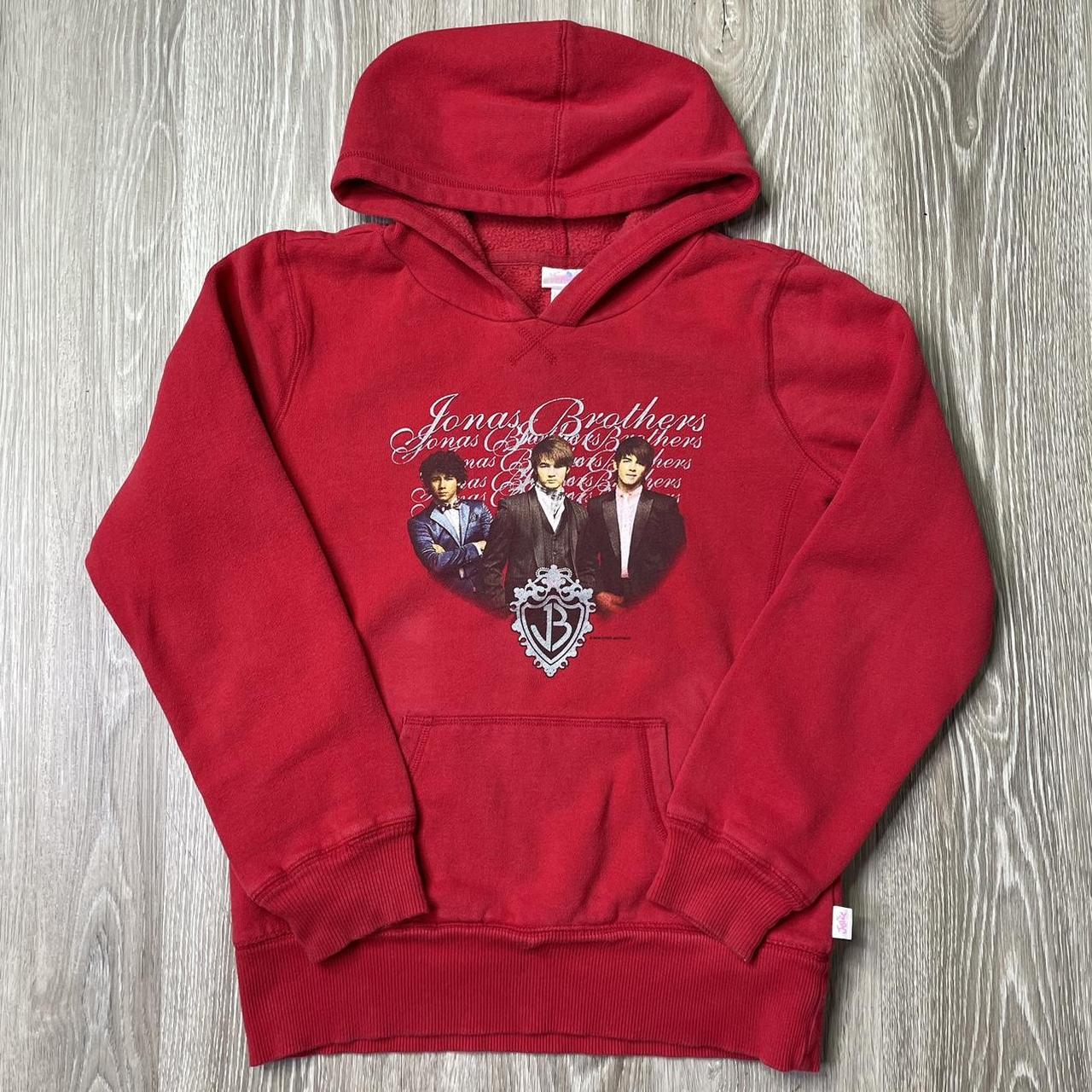 Y2K 08 Justice Jonas Brothers Hoodie faded tagged... - Depop