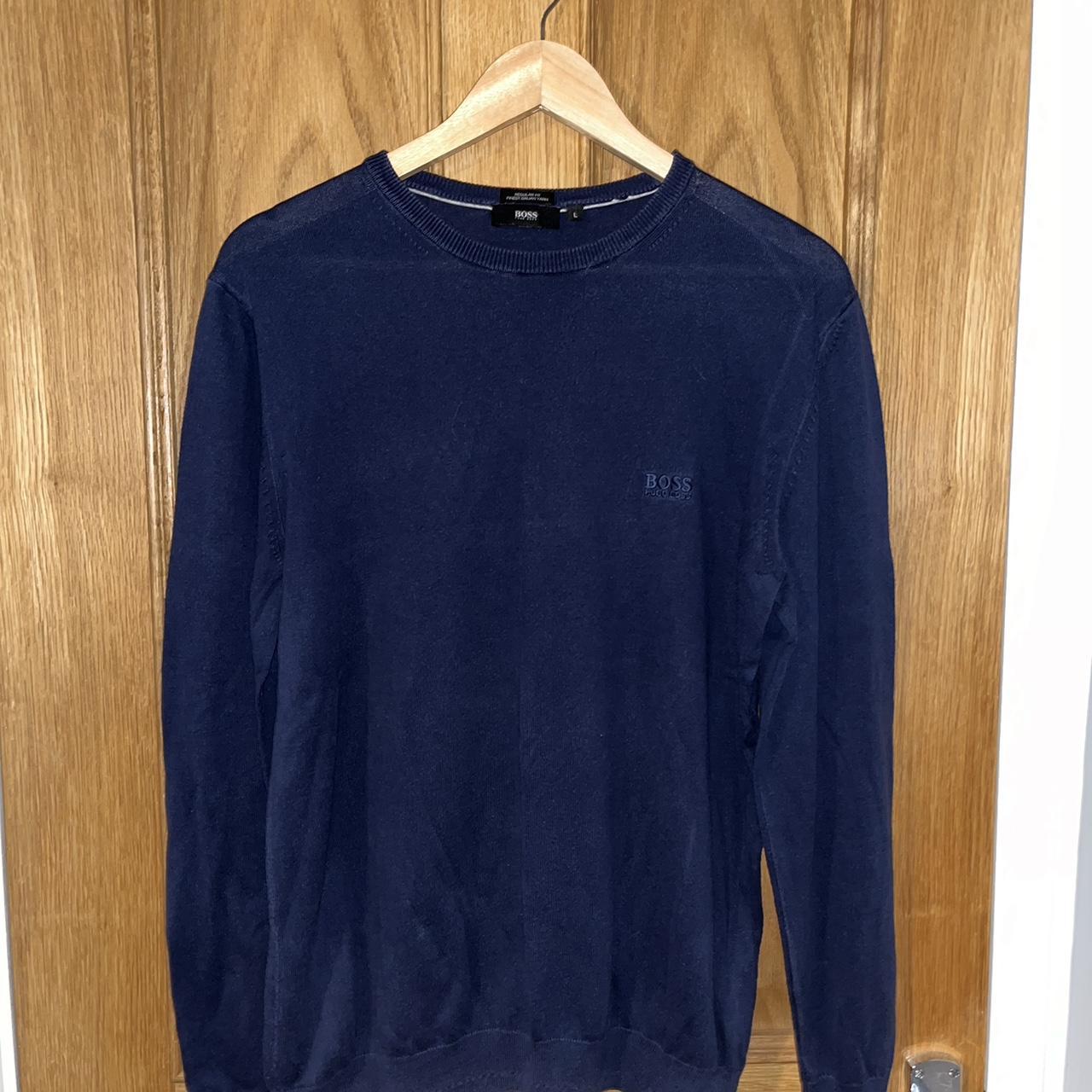 Men’s large Hugo Boss jumper, fits slightly tight - Depop