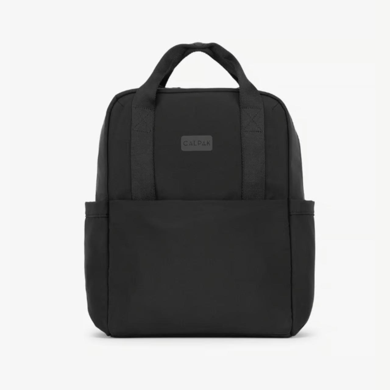 Calpak Connect Laptop Backpack - black Lightly... | Depop