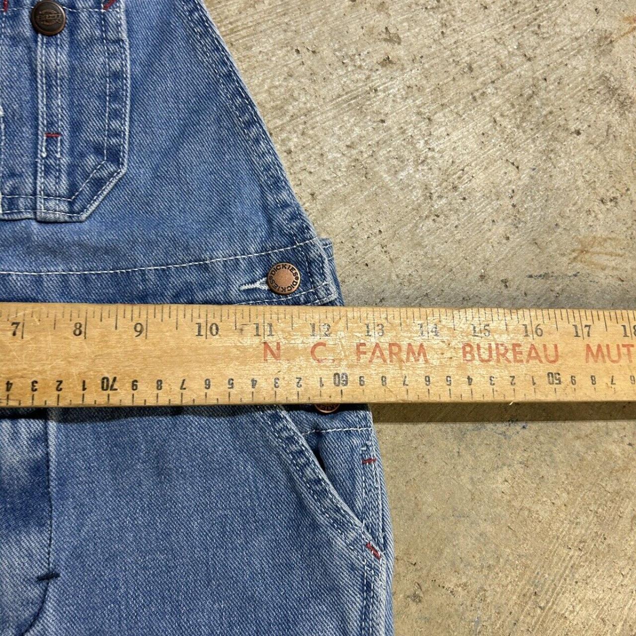 Vintage Dickies Denim Overalls Size 5/6 M good... - Depop