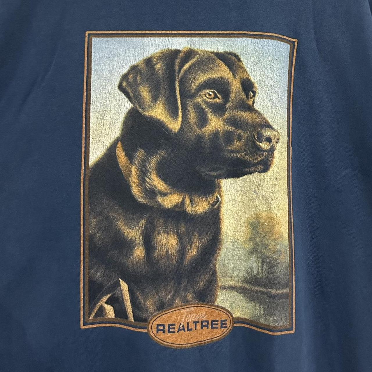 Team RealTree Dog Tee Shirt Delta Pro Weight Tag-... - Depop