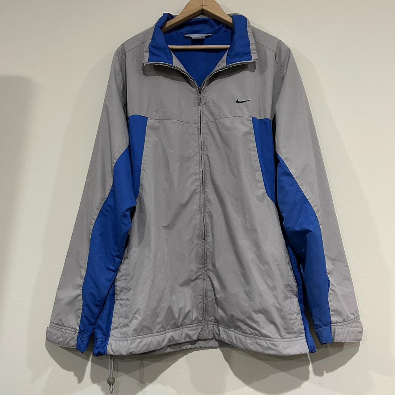 Vintage Y2K Nike Zip Up Windbreaker Jacket XL - 26... - Depop