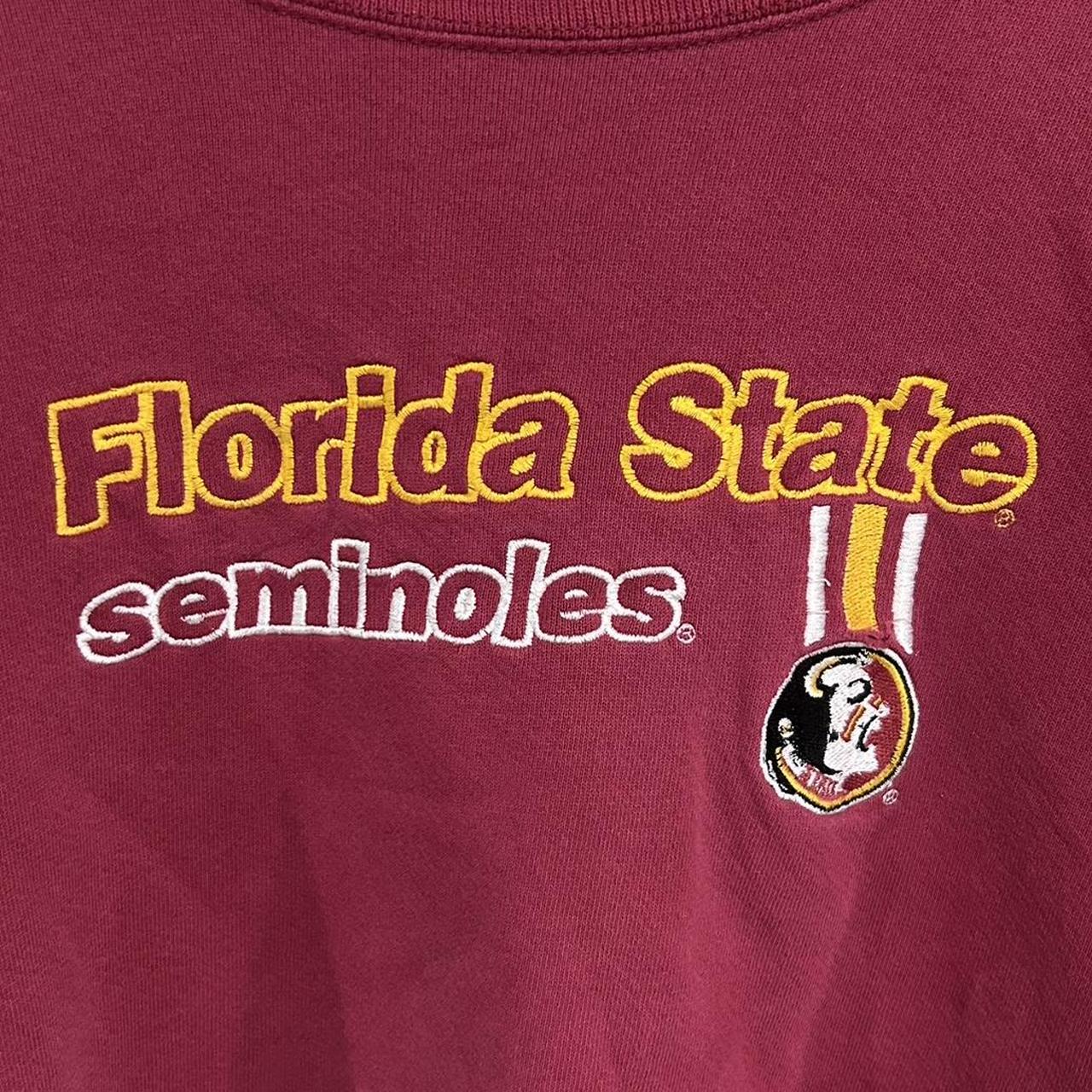 Florida State Seminoles Vintage Crewneck Sweatshirt... - Depop