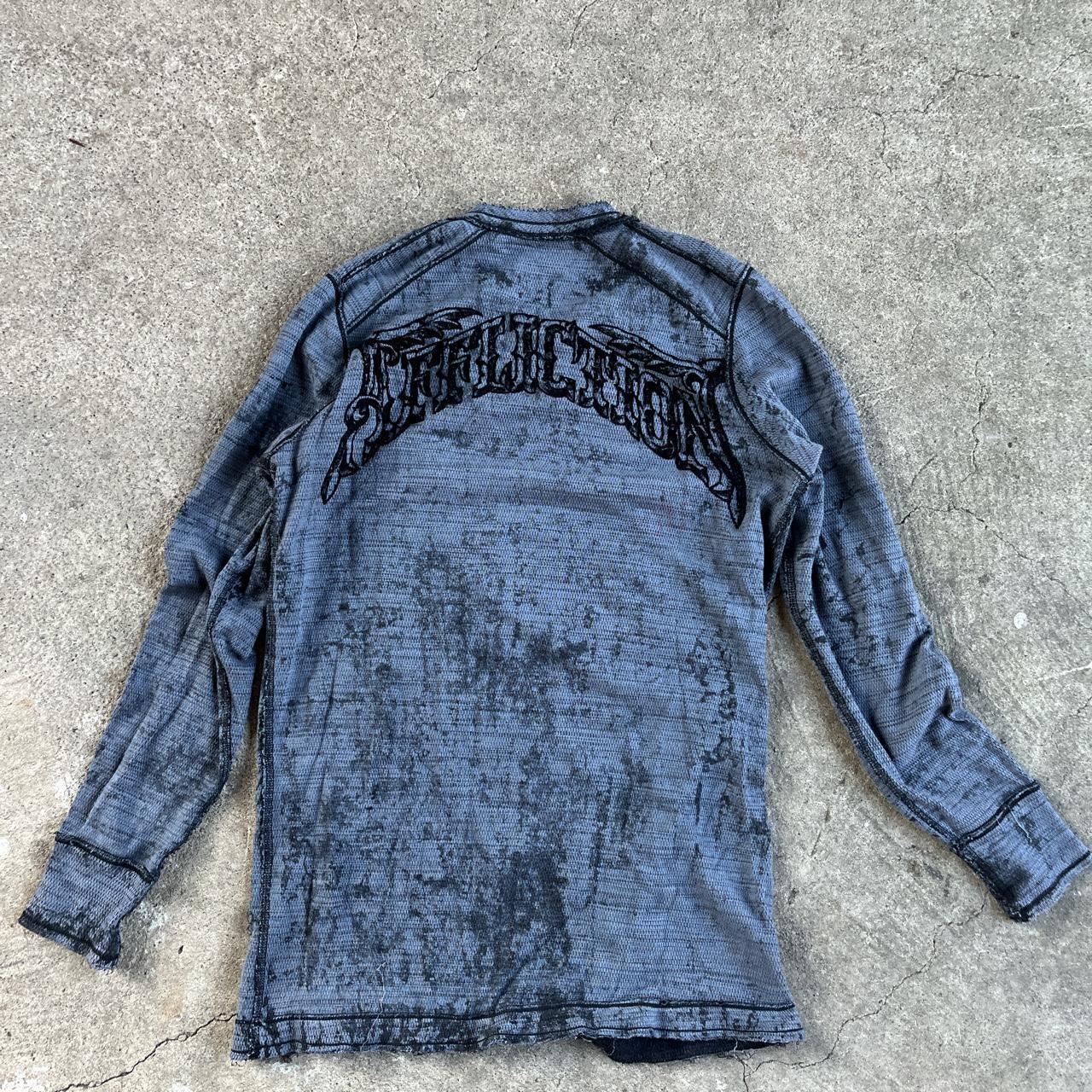 Vintage early 2000s skater y2k 2000s affliction... - Depop