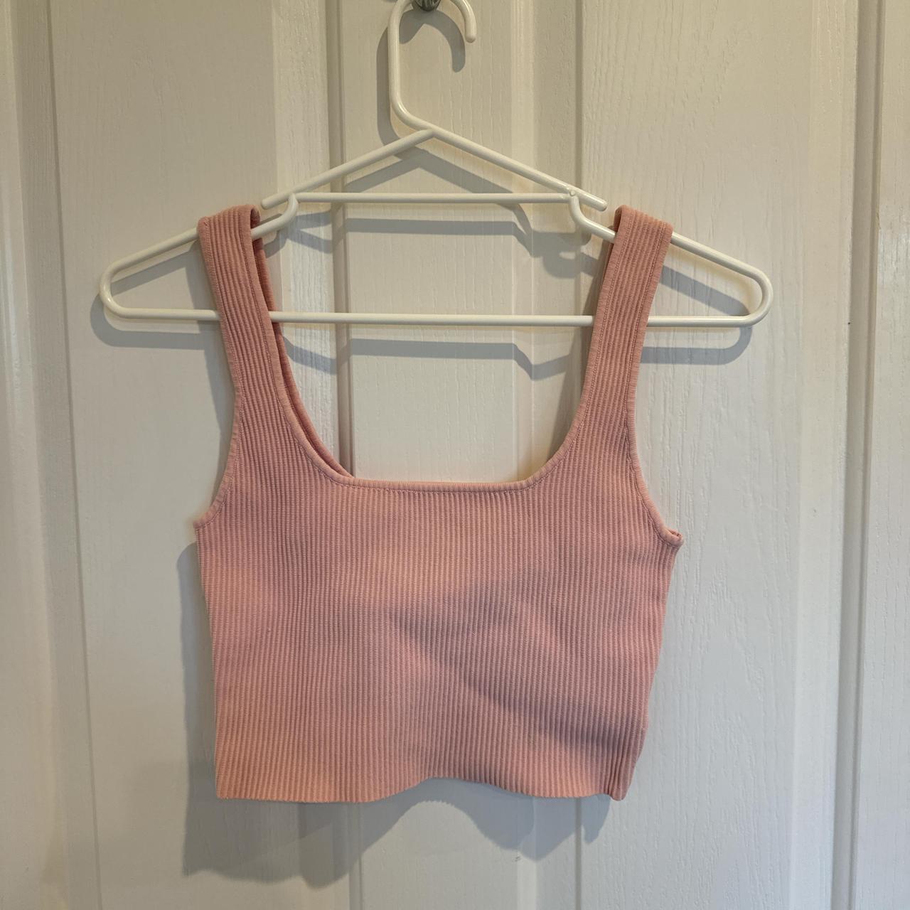 Glassons pink ribbed singlet! Worn a handful of... - Depop