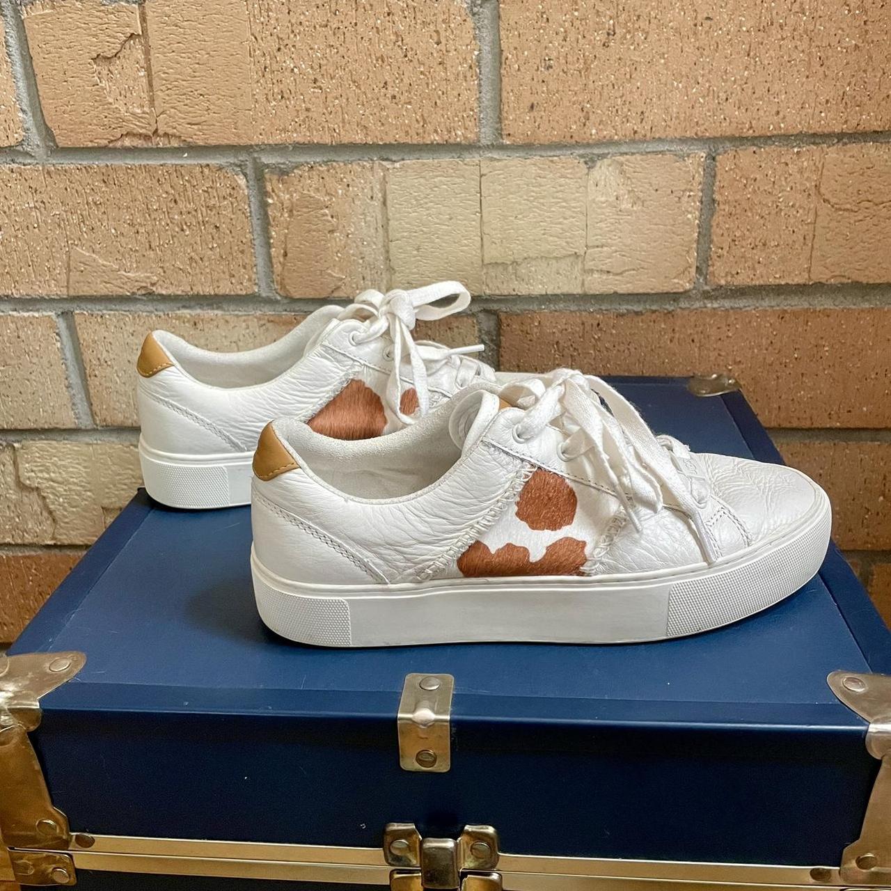 UGG Dinale Cow Print Sneakers Worn twice, in... | Depop