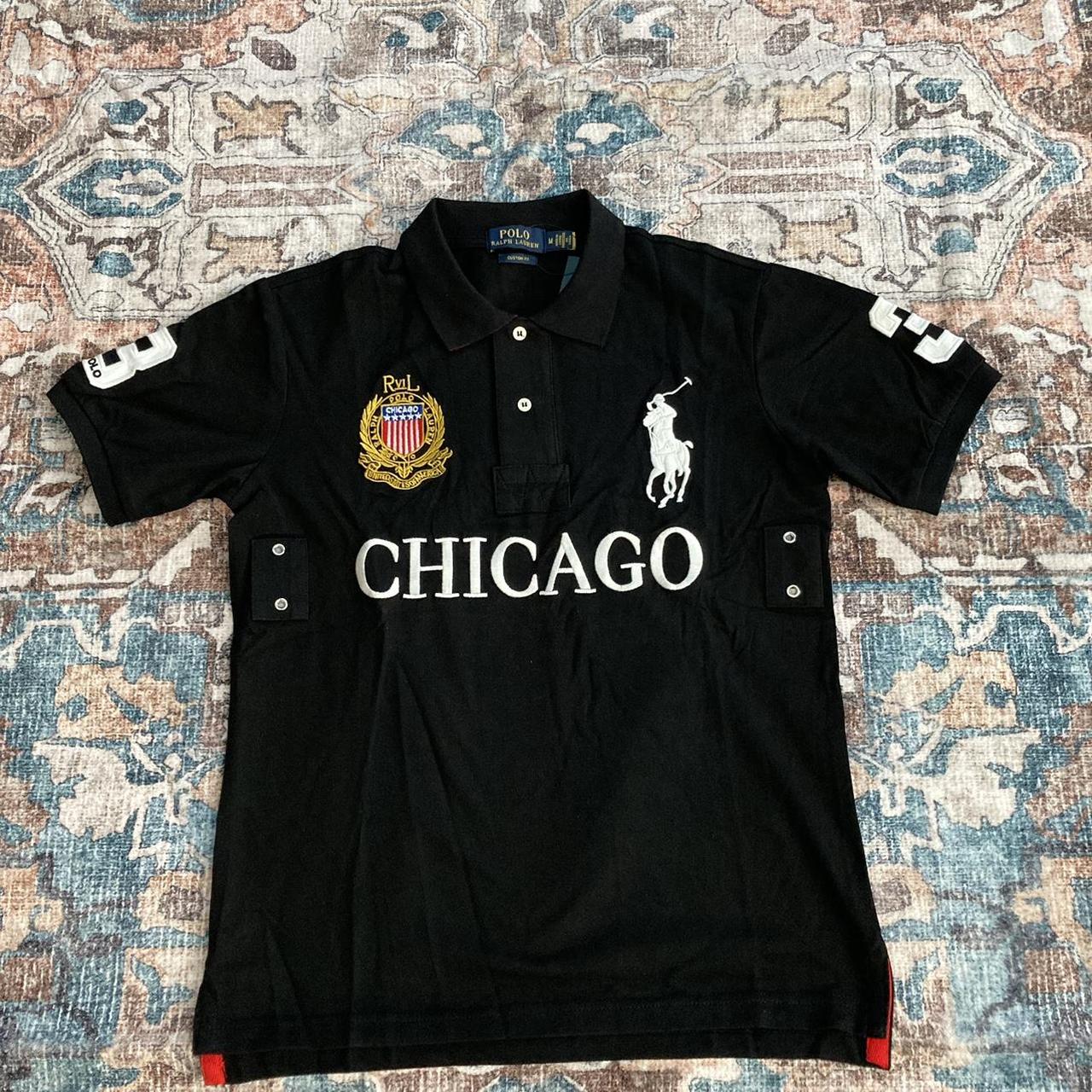 Vintage Y2K Chicago polo Polo Ralph Lauren... | Depop
