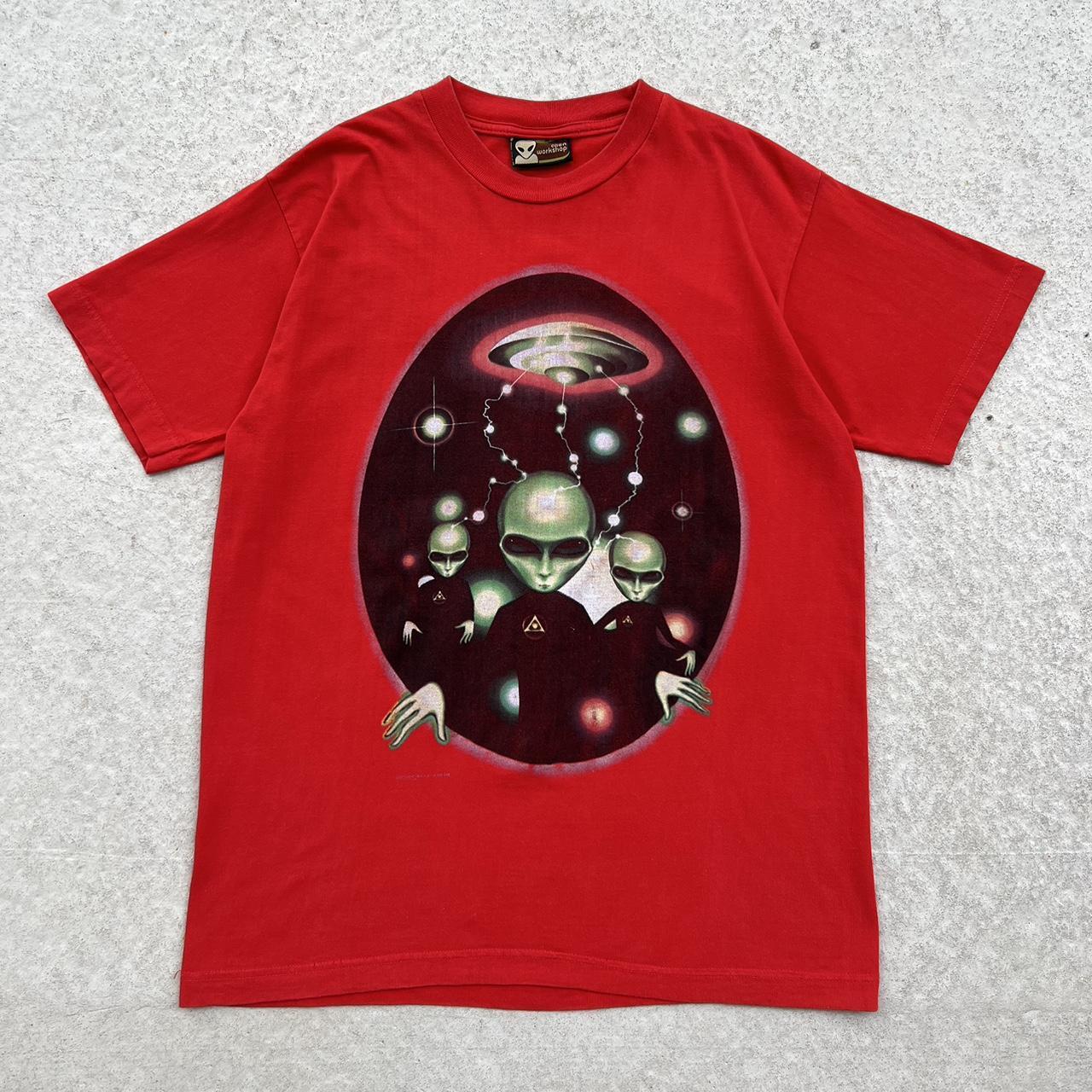 Rare 1990s Vintage Alien Workshop T-Shirt Cool... - Depop