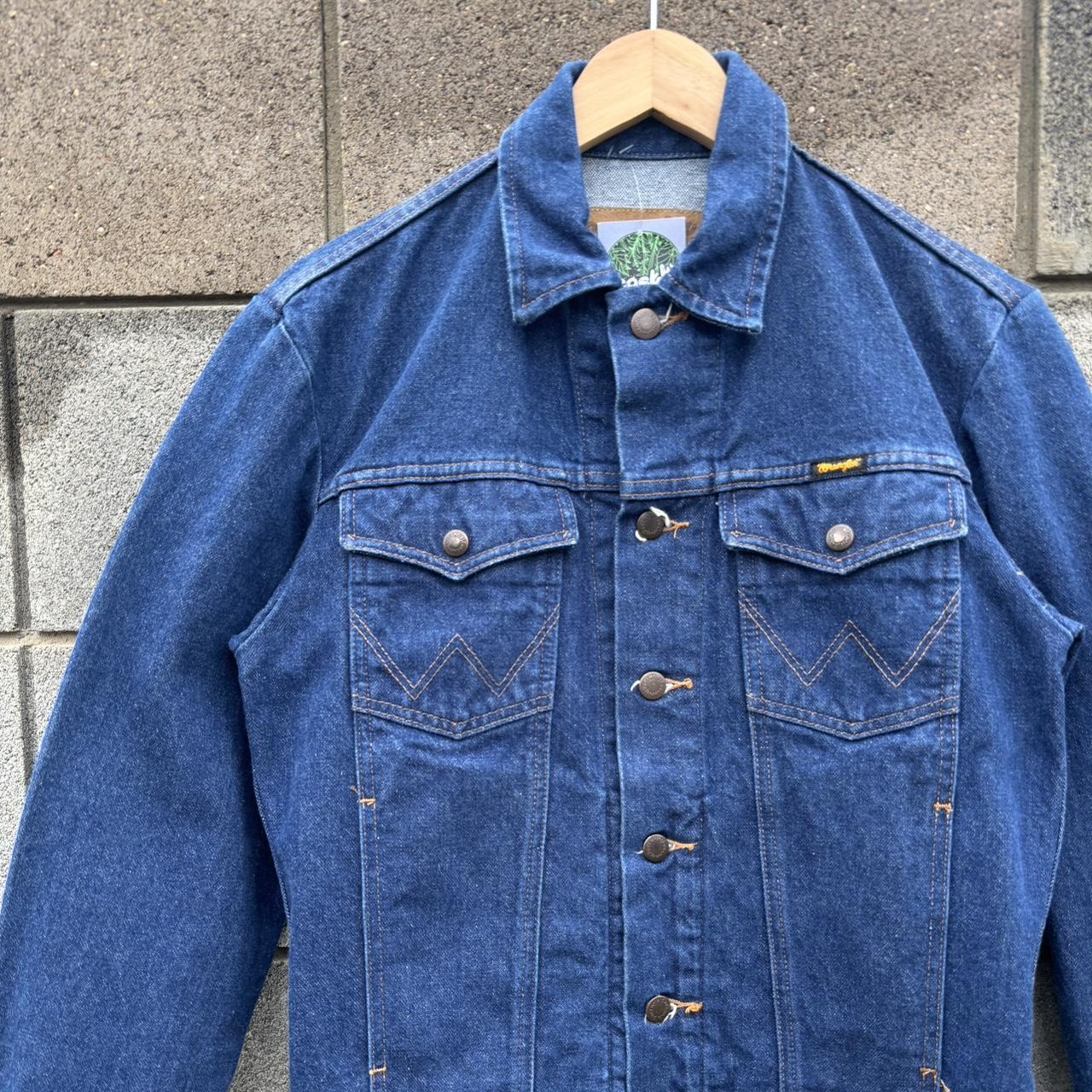 Vintage Wrangler Denim Jacket - fits medium Really... - Depop