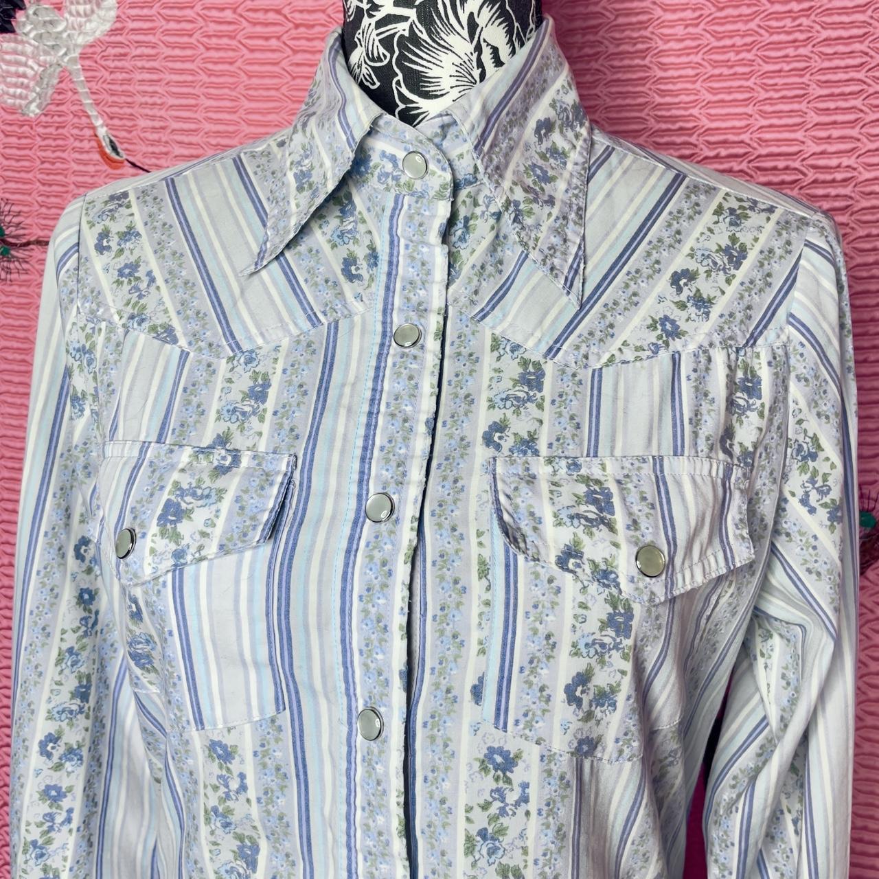 rare Morbid Threads western floral long sleeve... | Depop