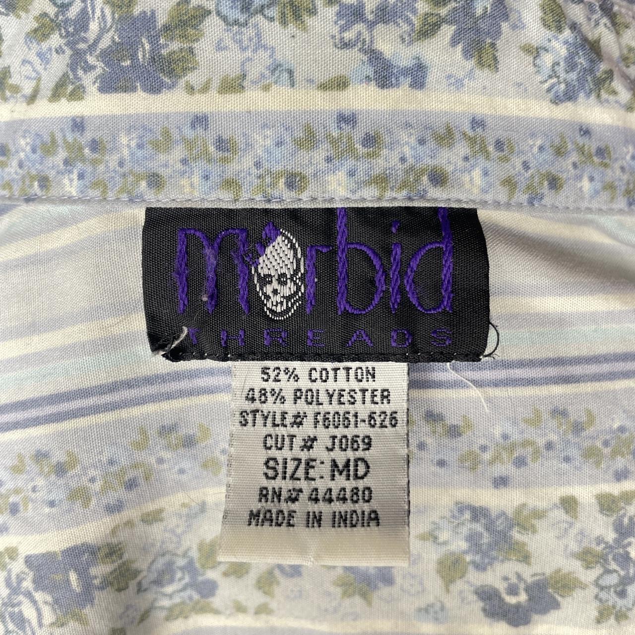 rare Morbid Threads western floral long sleeve... | Depop