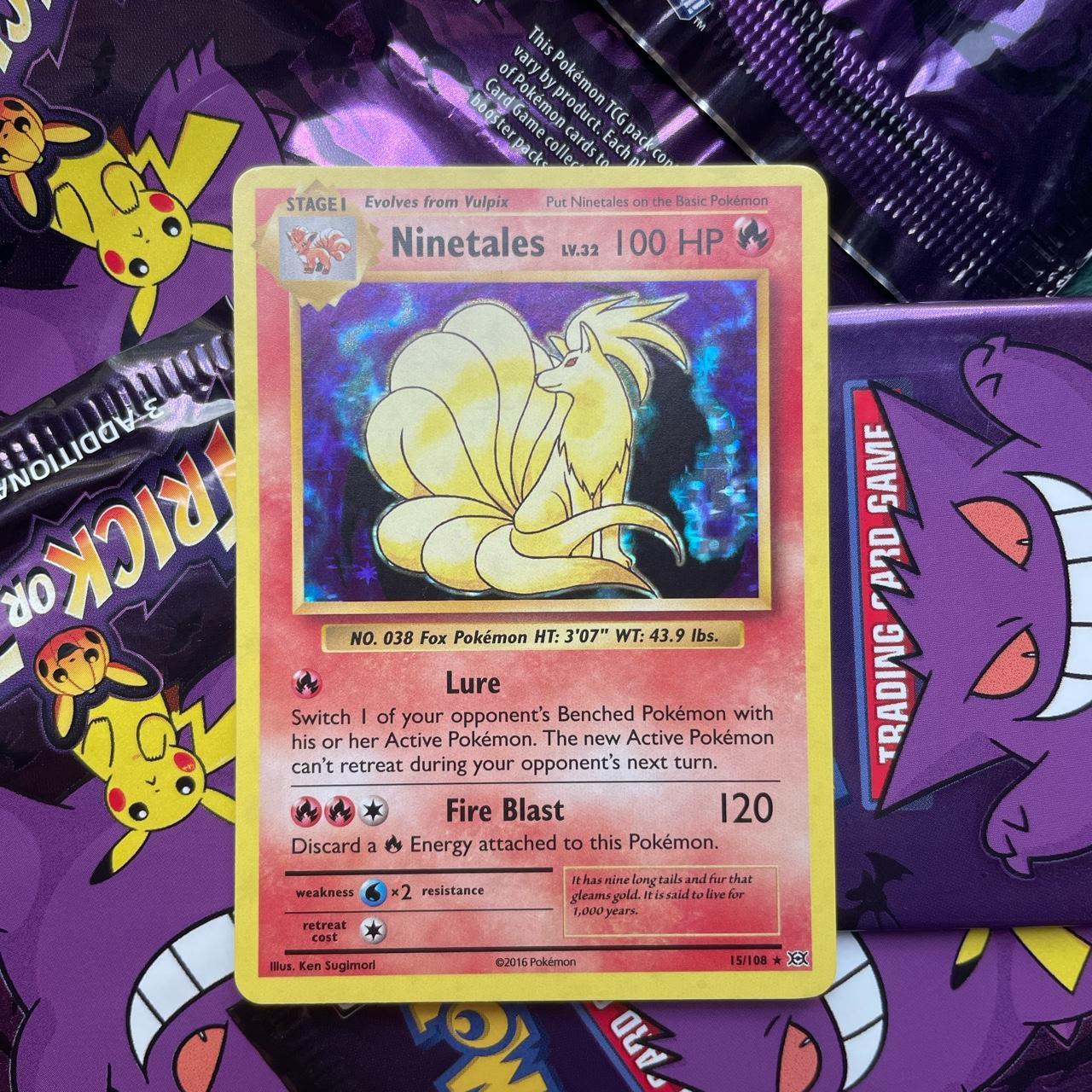 Ninetales - 2016 XY Evolutions Set - 15/108 - Holo -... - Depop