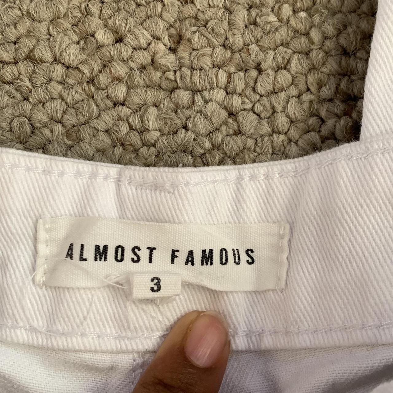 Almost Famous White Baggy Ripped Jeans Amazing... - Depop