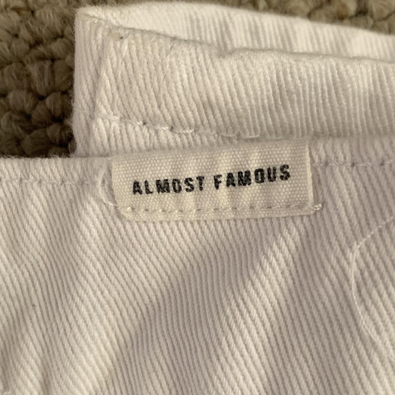 Almost Famous White Baggy Ripped Jeans Amazing... - Depop