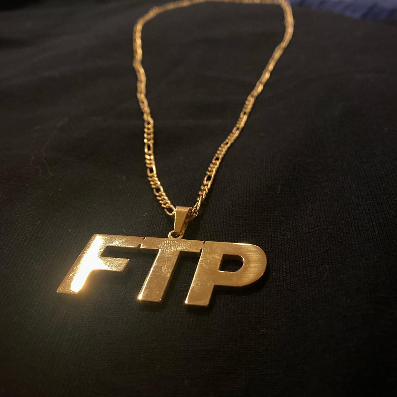 OG FTP Gold Plated Logo Chain, from their 20th... - Depop