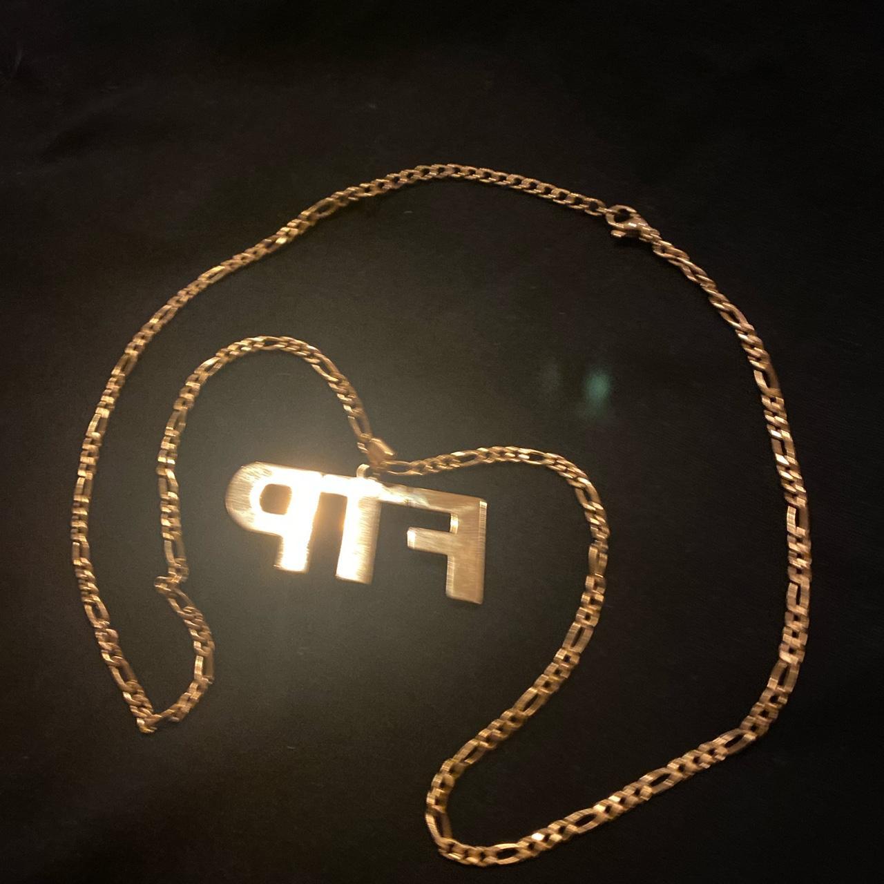 OG FTP Gold Plated Logo Chain, from their 20th... - Depop