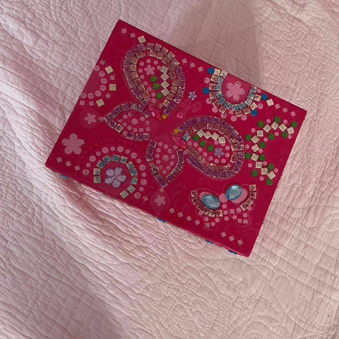 pretty pink box 💖 • perfect to keep anything you... - Depop