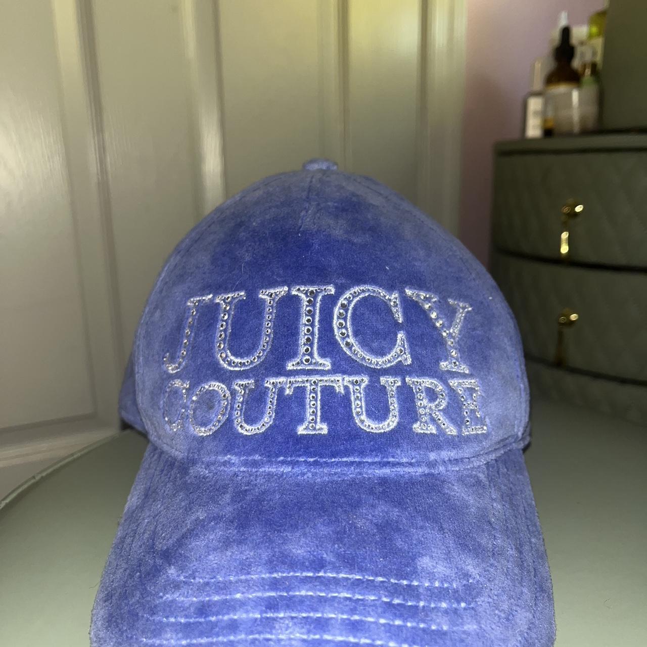 Blue Crystal juicy couture hat #juicy #juicycouture... - Depop