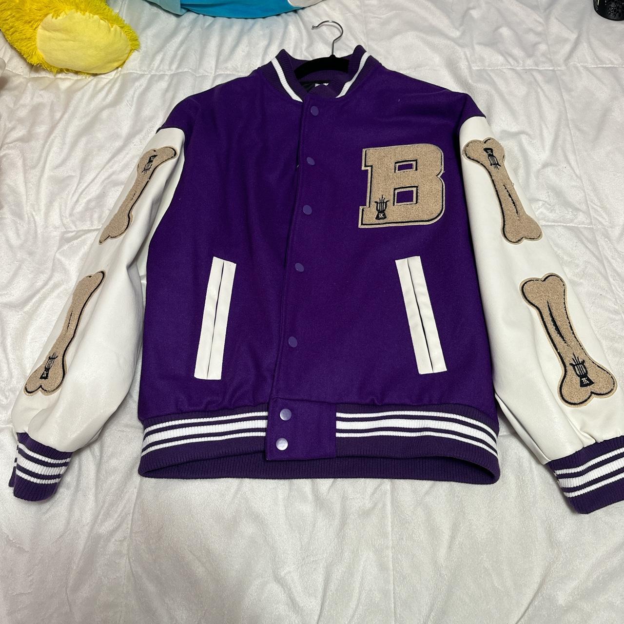 super sick “jock” jacket - Depop