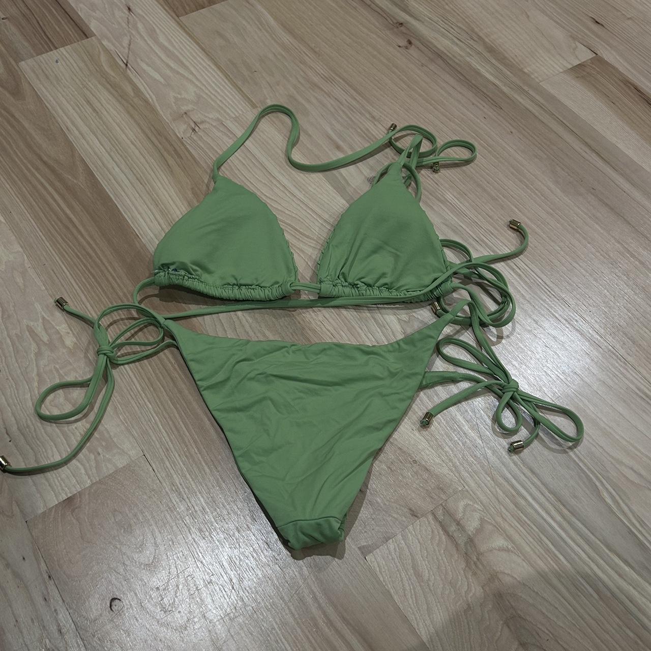 Frankies Bikinis Green Bikinis-and-tankini-sets | Depop
