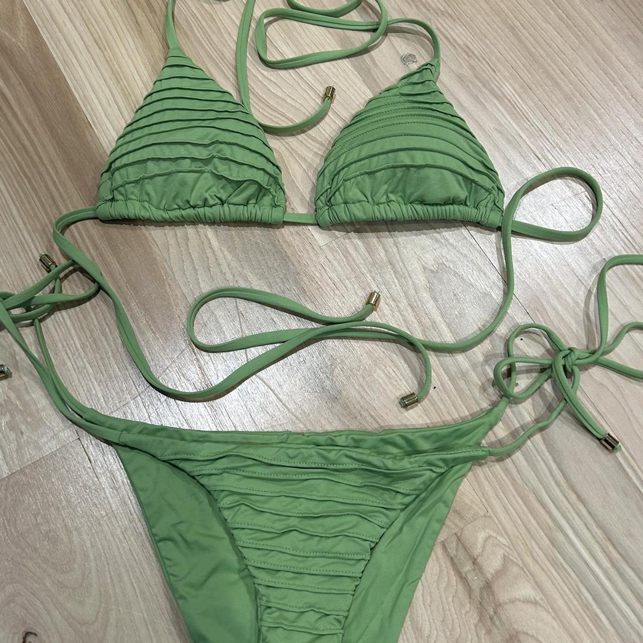 Frankies Bikinis Green Bikinis-and-tankini-sets | Depop