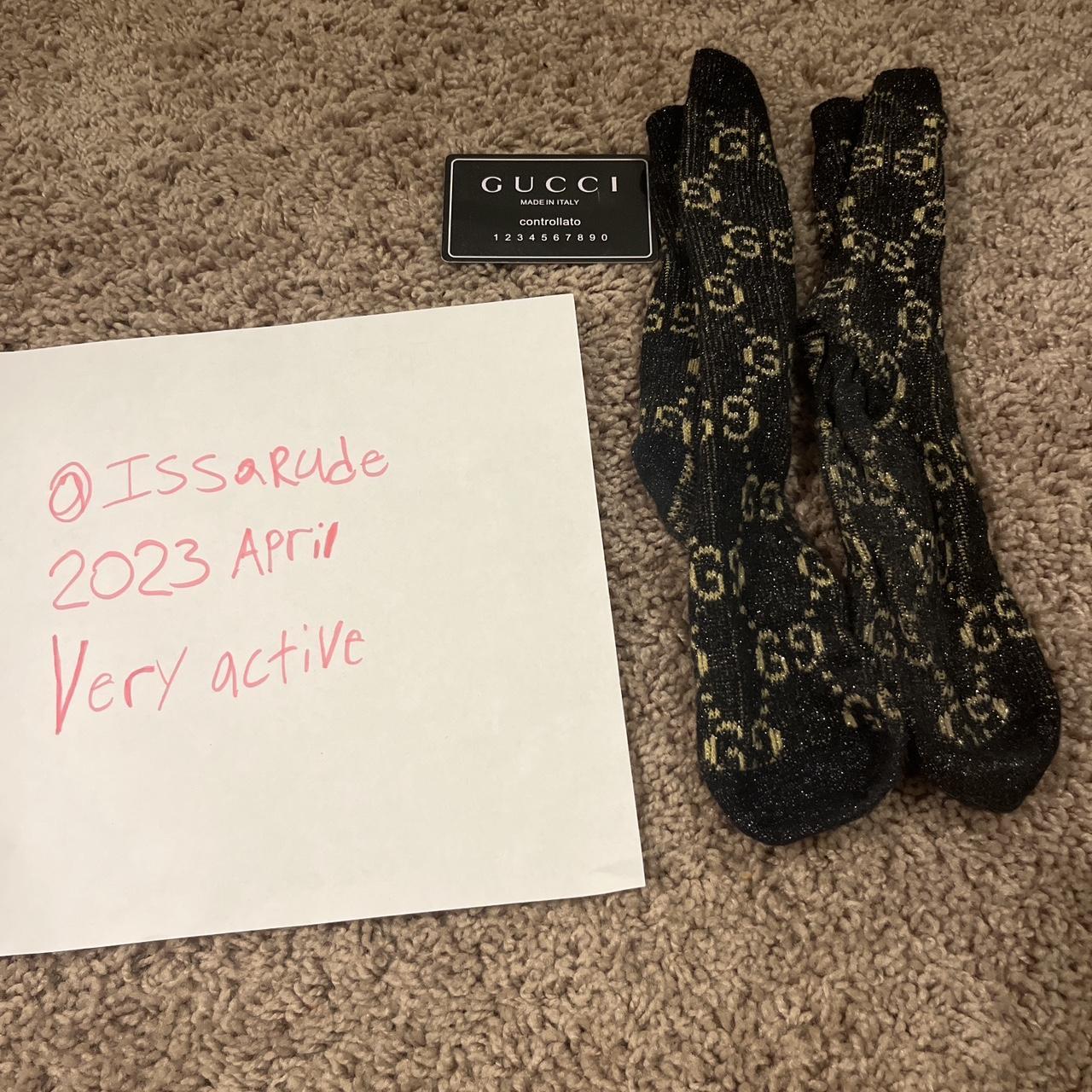 gucci socks great condition #gucci #designer #real... - Depop