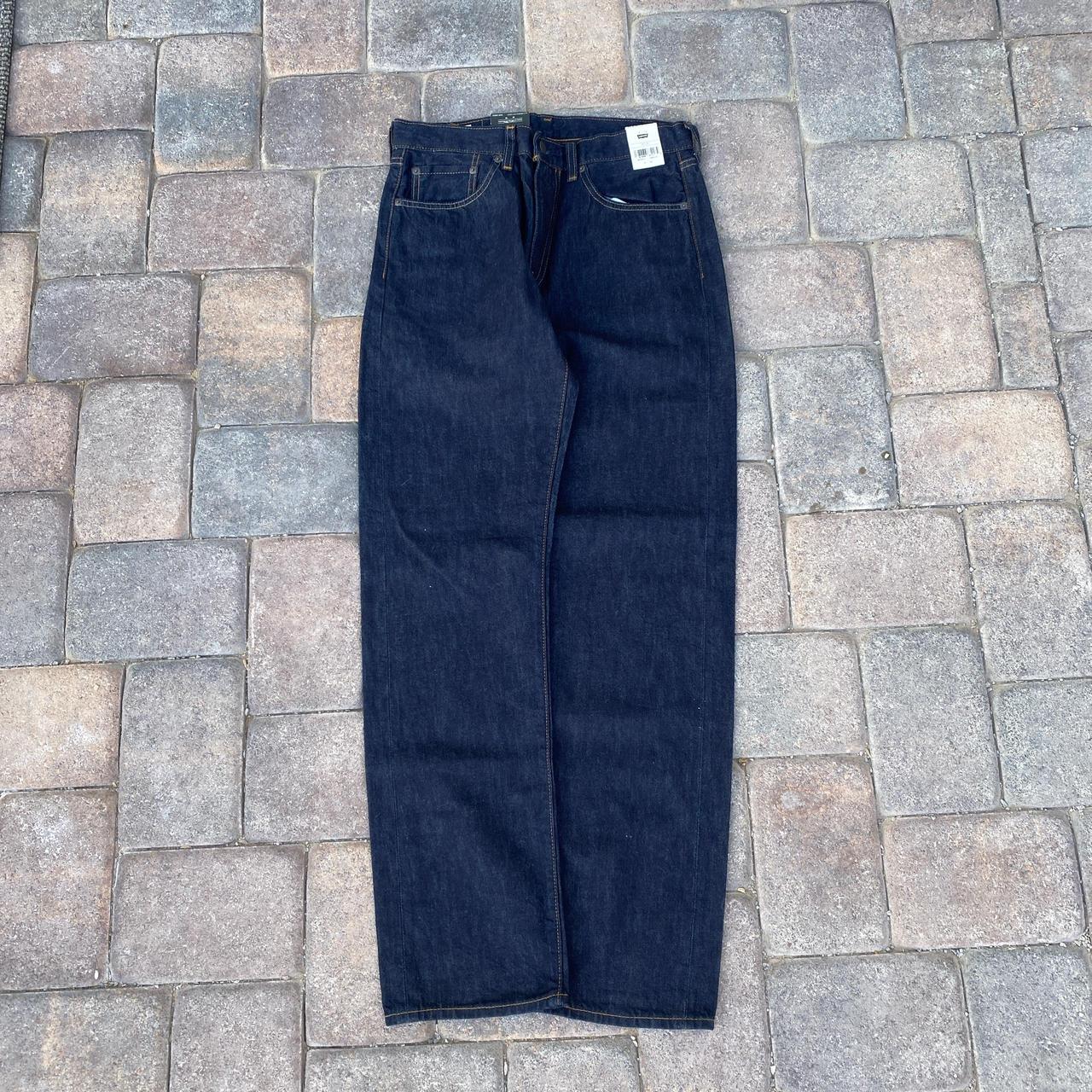 levis 505 dark navy selvedge denim 31x32 great... | Depop