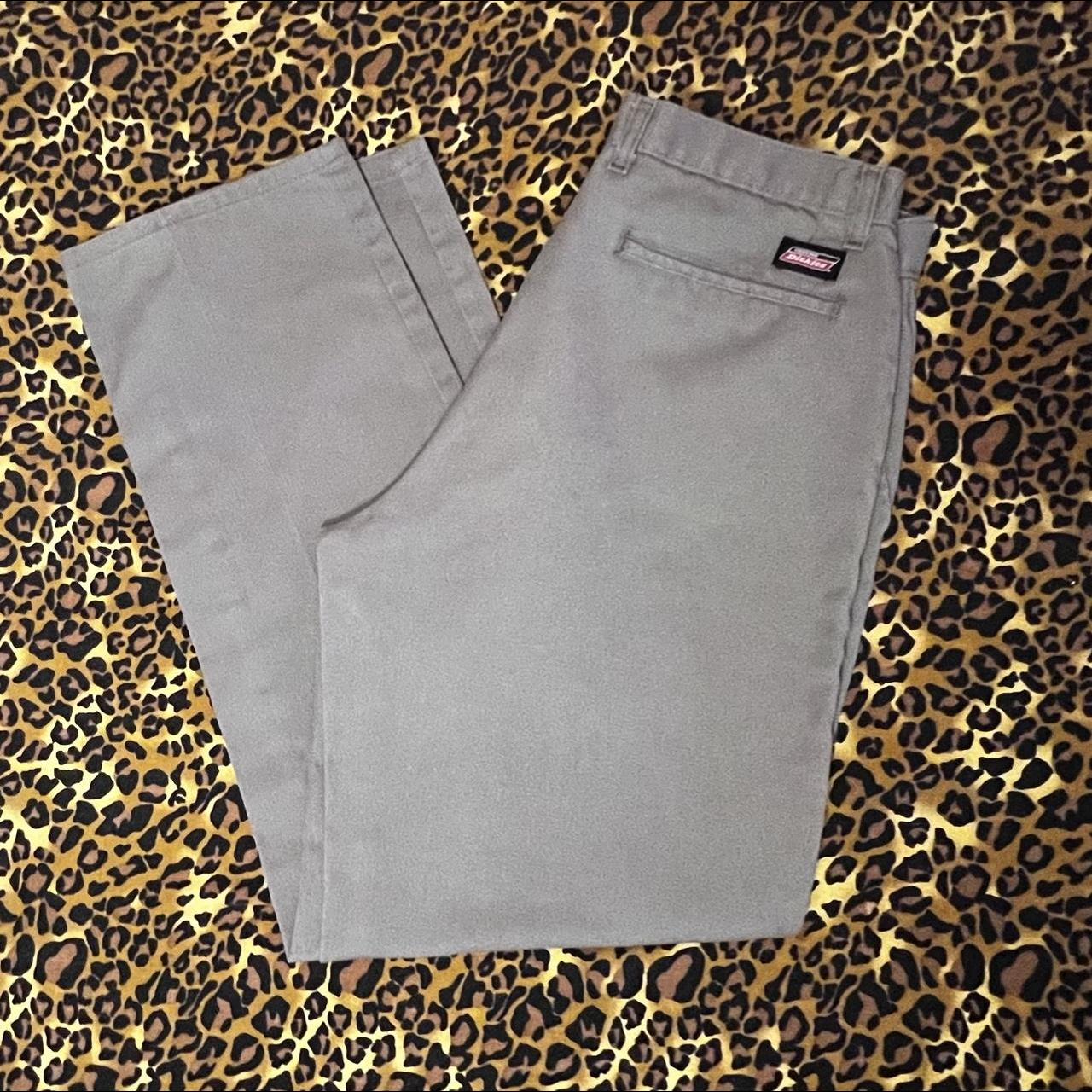 Dickies pants Light grey, size 34x32 - Depop