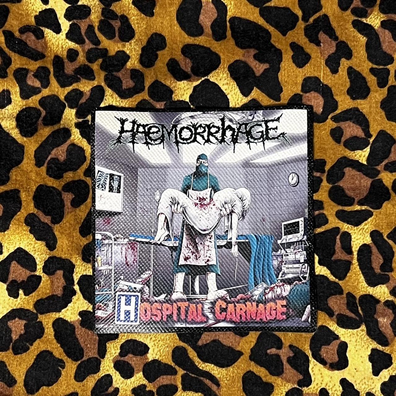Haemorrhage Patch Grindcore, Goregrind, Death Metal - Depop