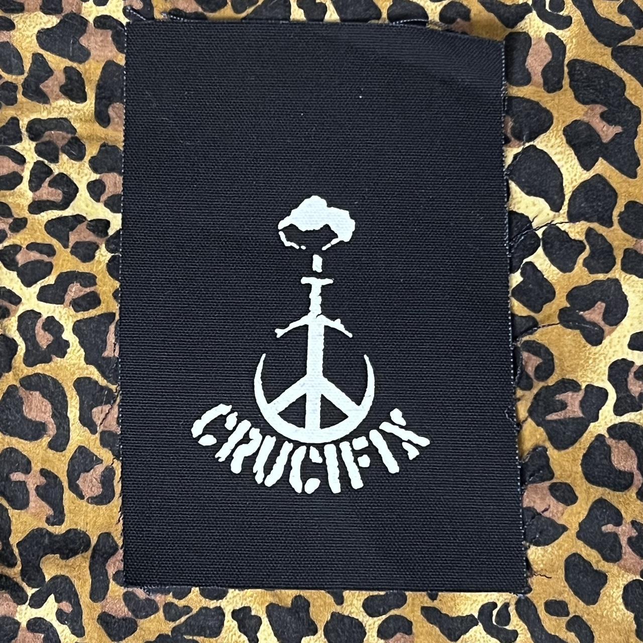 Crucifix Crust Punk Patch - Depop