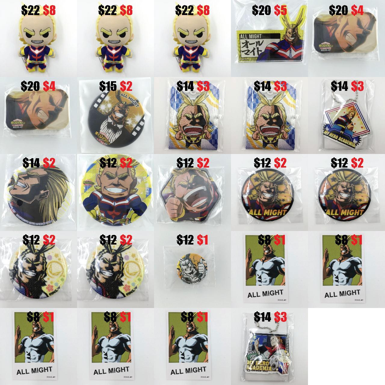 FREE US SHIPPING All Might Bundle 24 pieces $71... - Depop