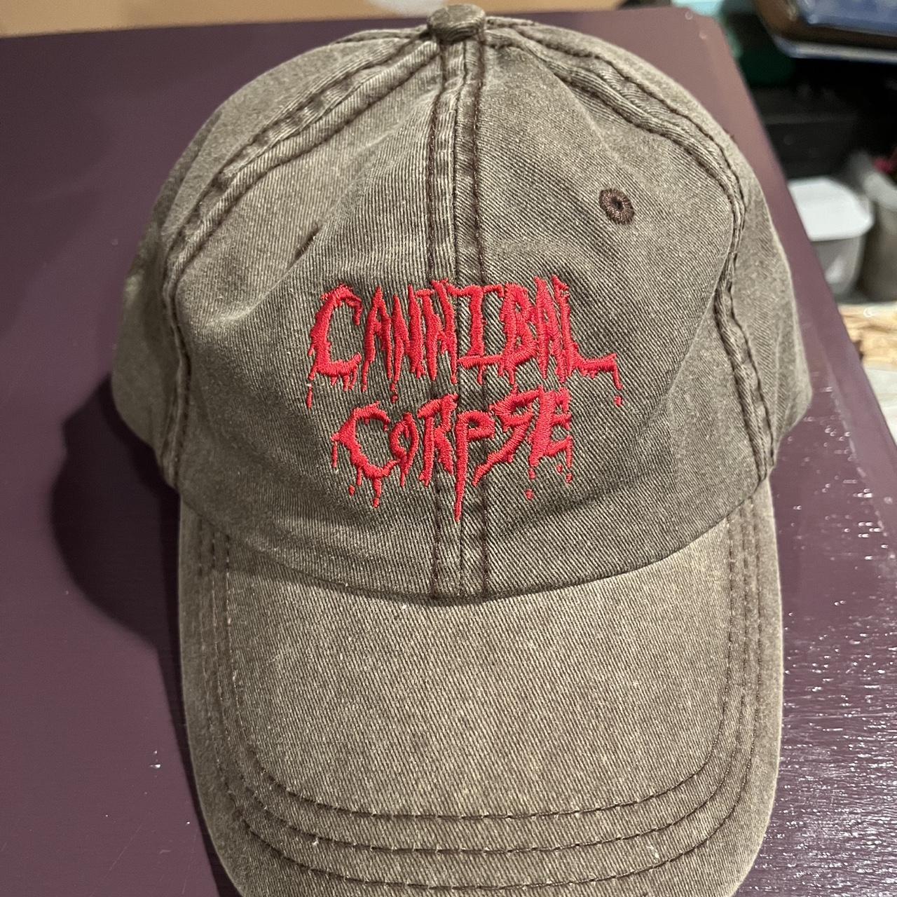 Cannibal Corpse hat. Like new condition, barely... | Depop