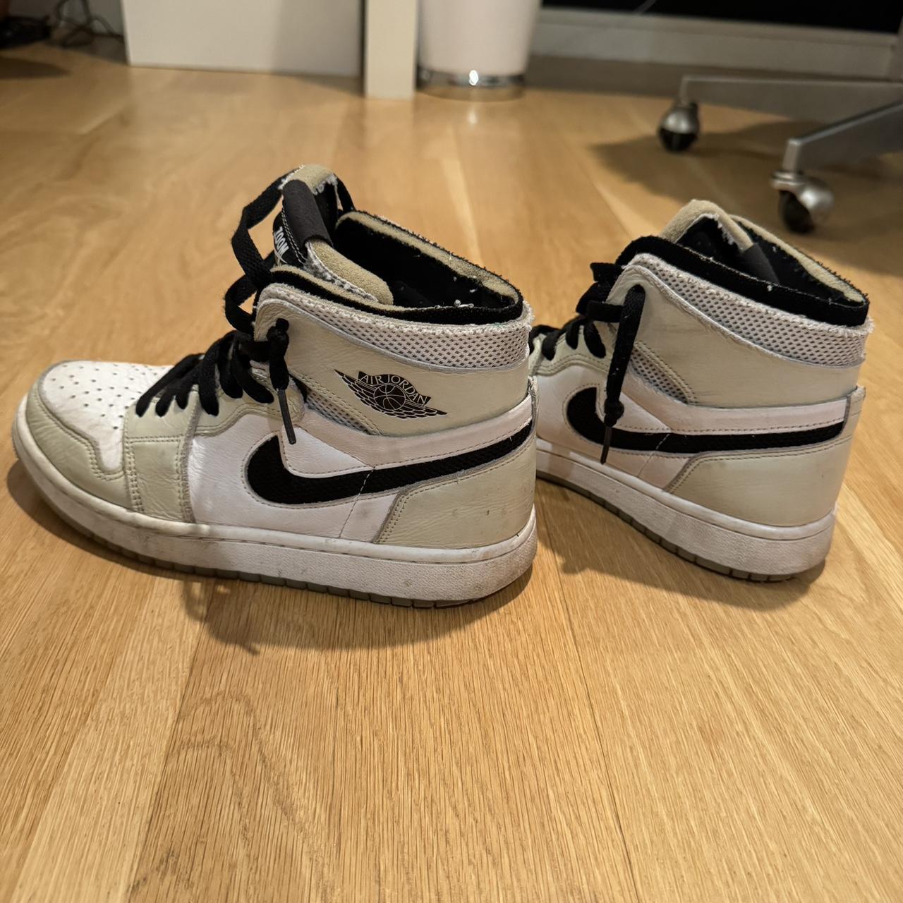 Nike high top Jordans cream color. Super comfortable... | Depop