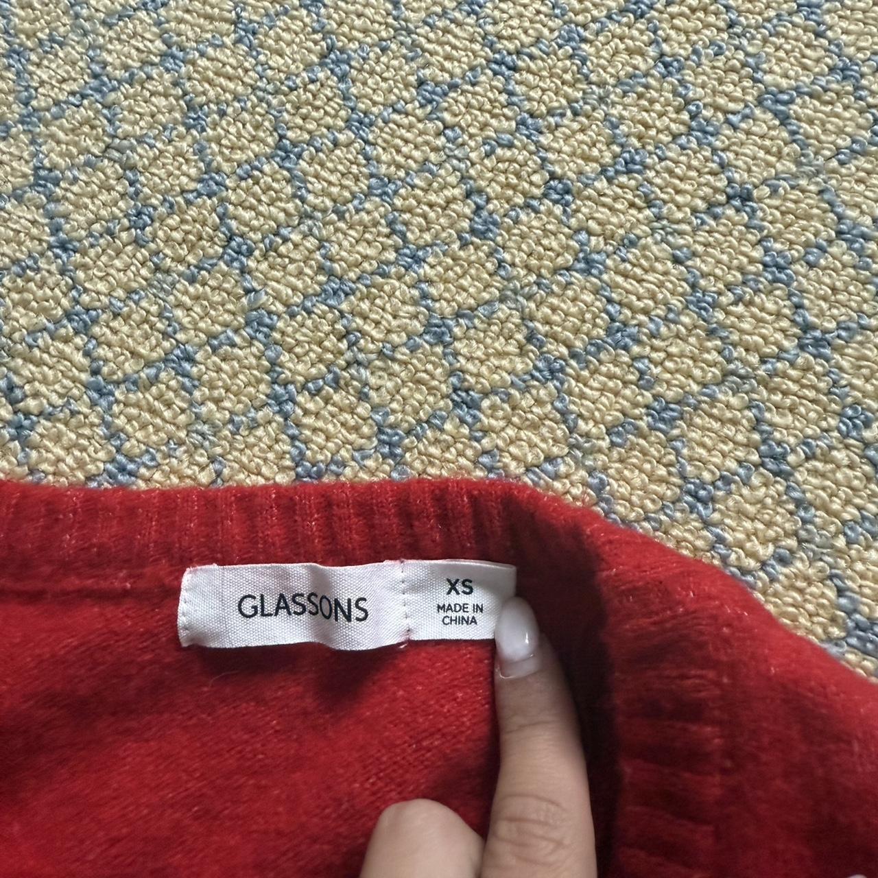 Glassons red cardigan super soft | Depop