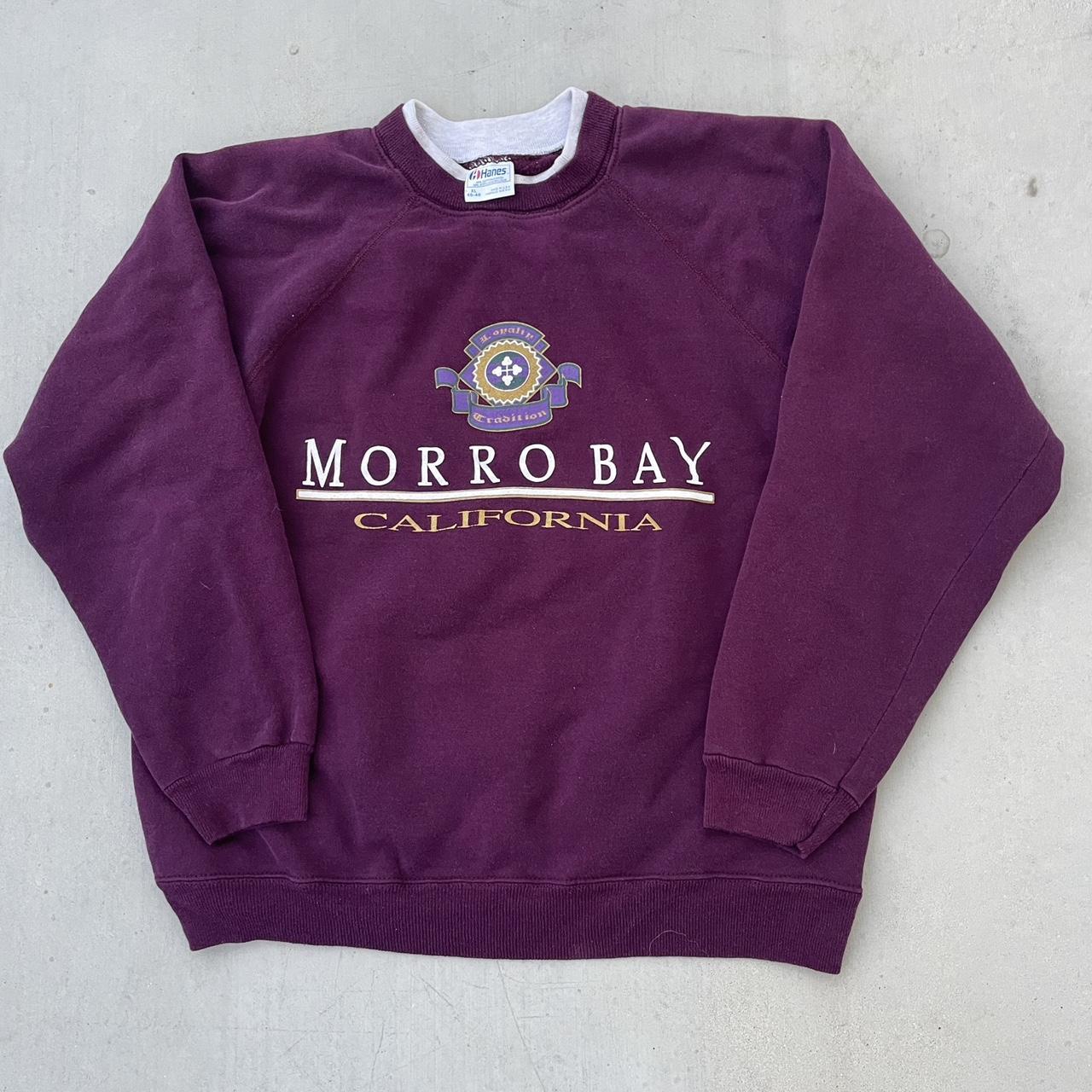 Vintage 80s Morro Bay California Crewneck Men’s... - Depop
