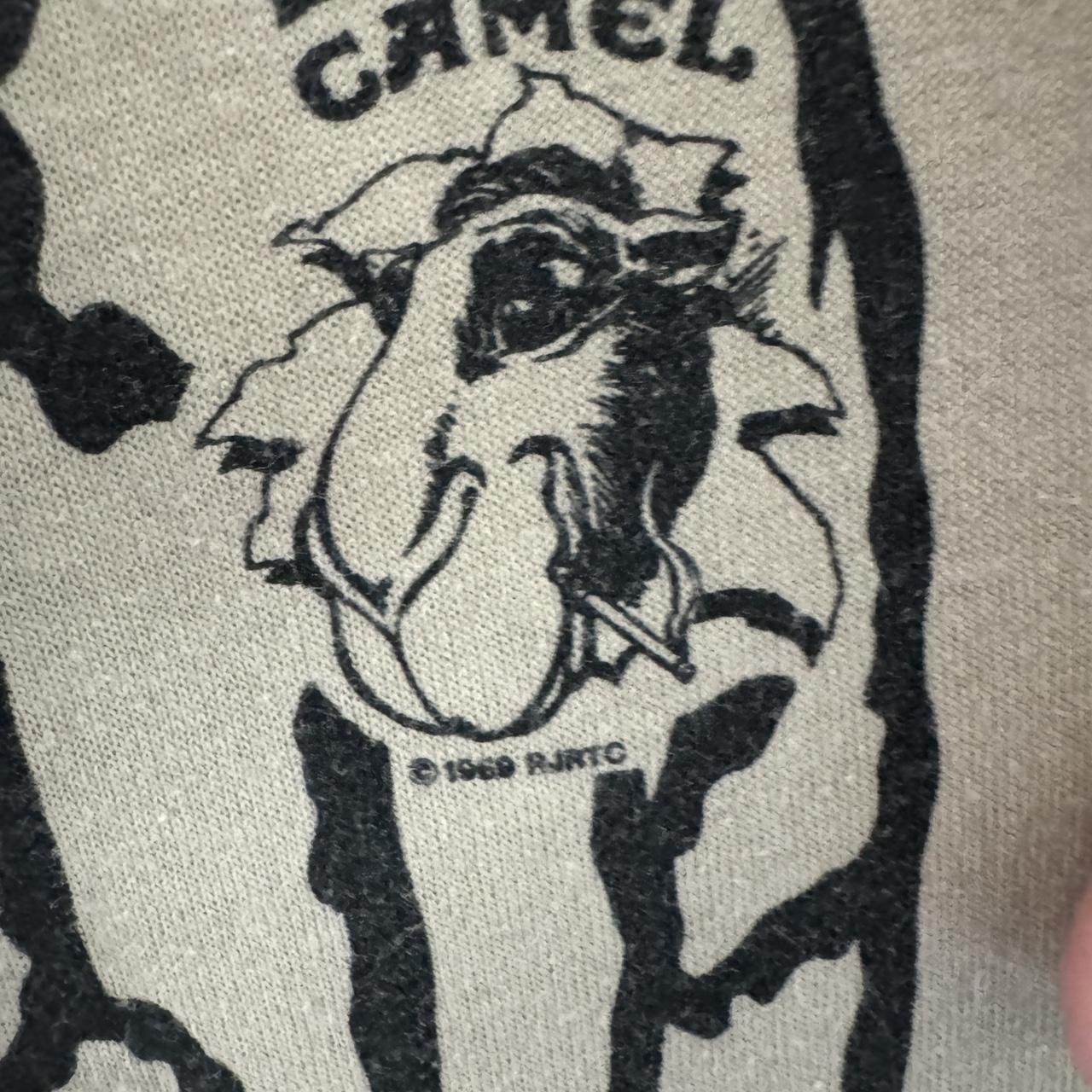 Vintage 80s Camo Camel Cigarettes T Shirt Single... - Depop