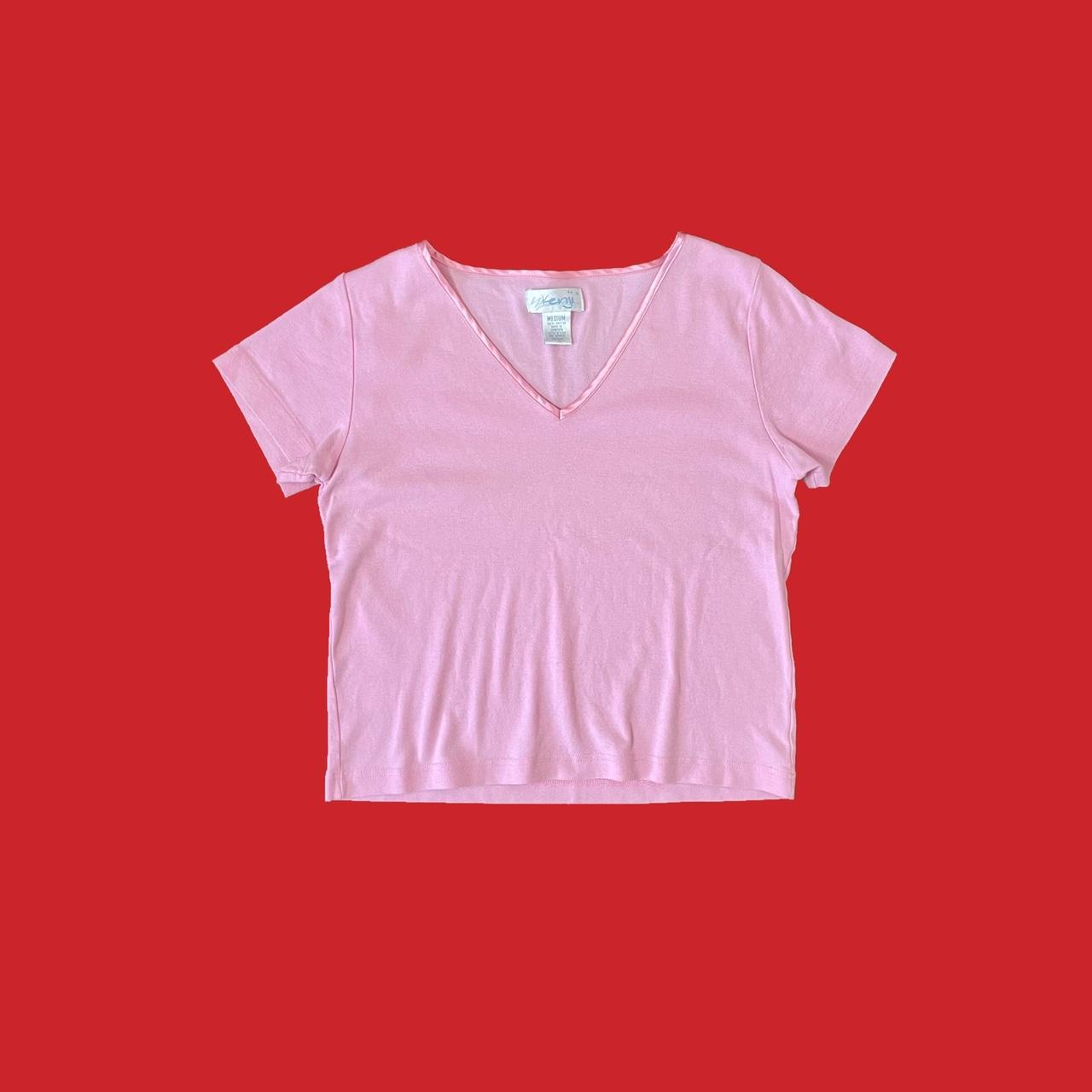 Kenji Women's Pink T-shirt | Depop