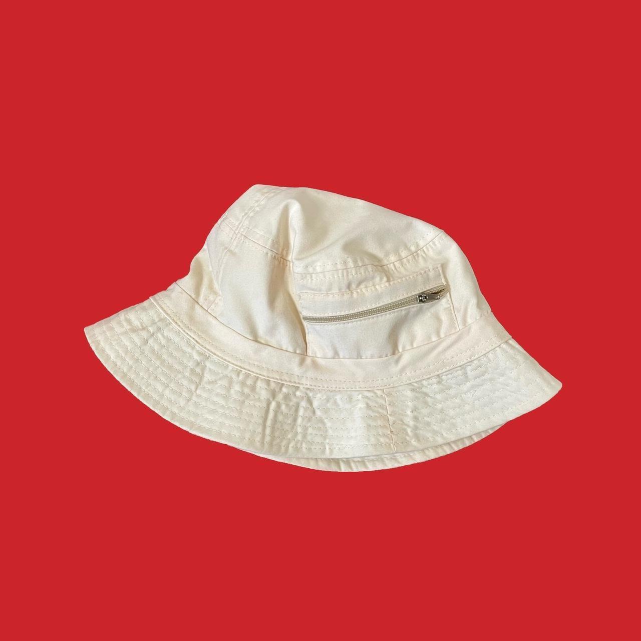 Vintage 2000s beige bucket hat by J Hats Cute... - Depop