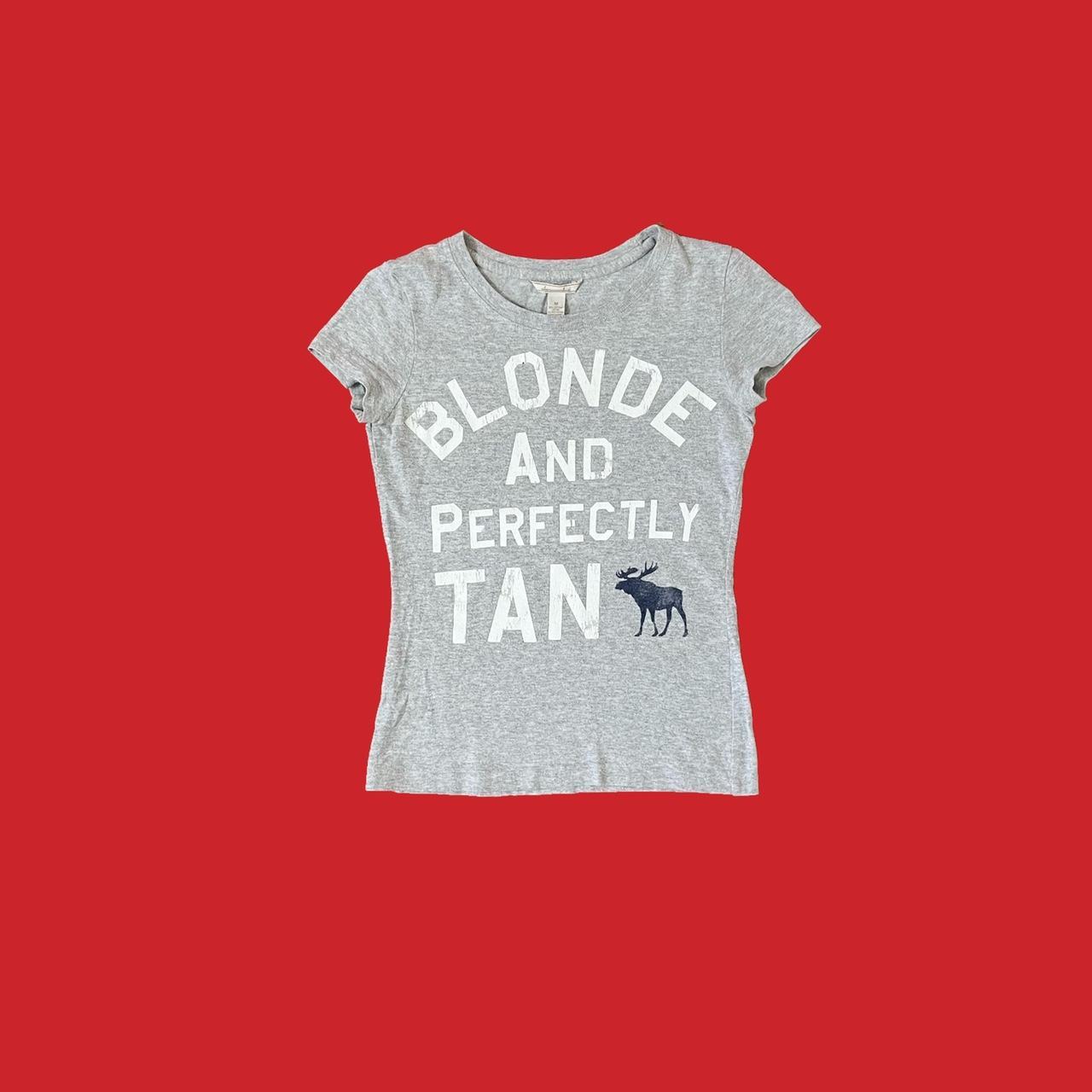 Vintage 2000s gray slogan baby tee by... - Depop